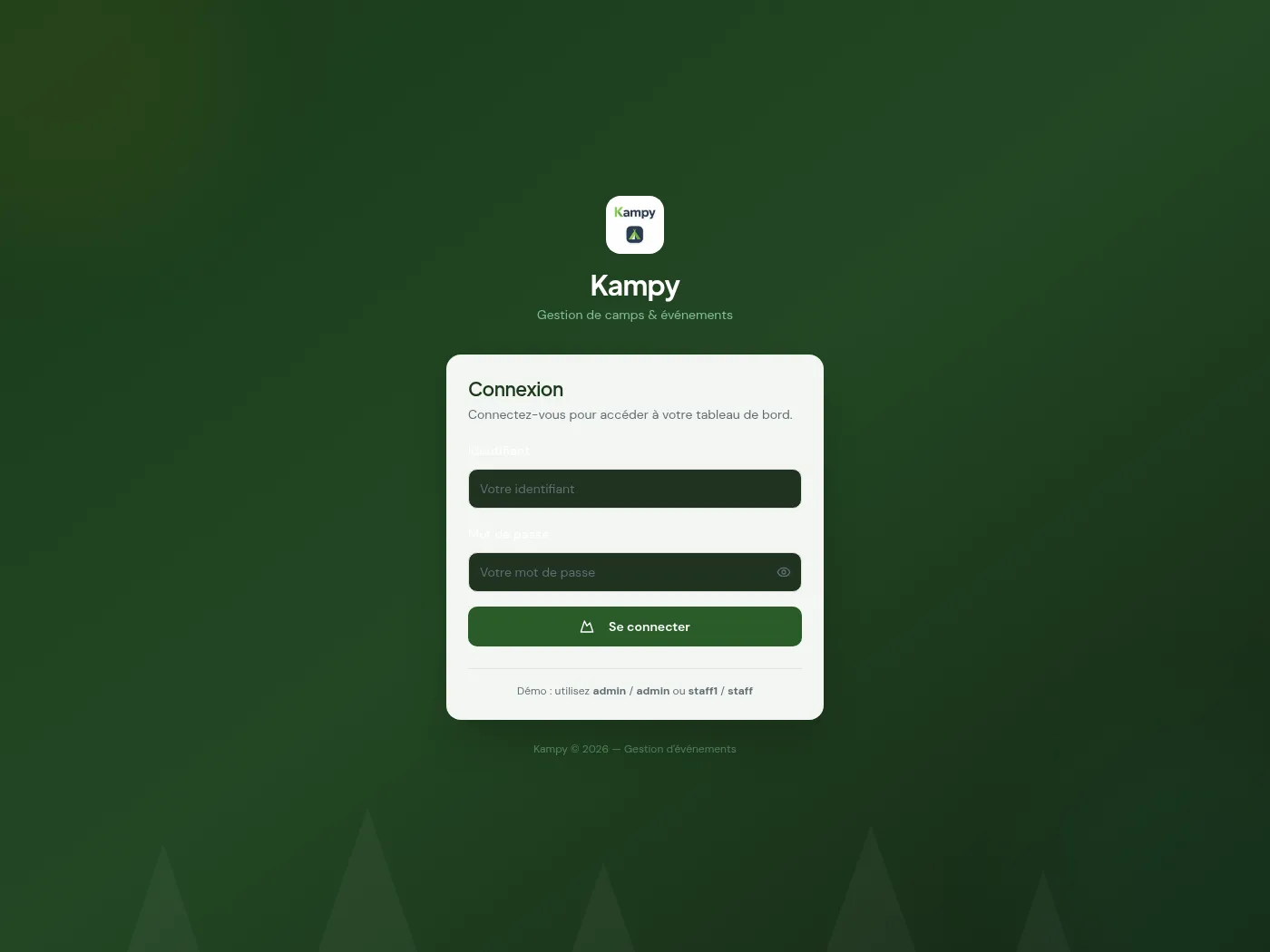 Kampy Web Clone