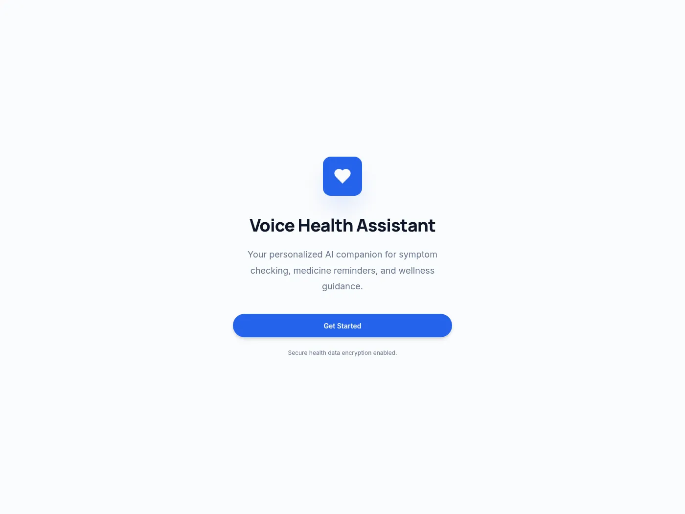 Voice Health Assistant