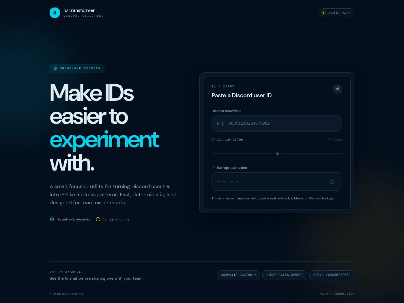 Discord ID Transformer