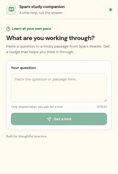 Sparx AI Answer Helper