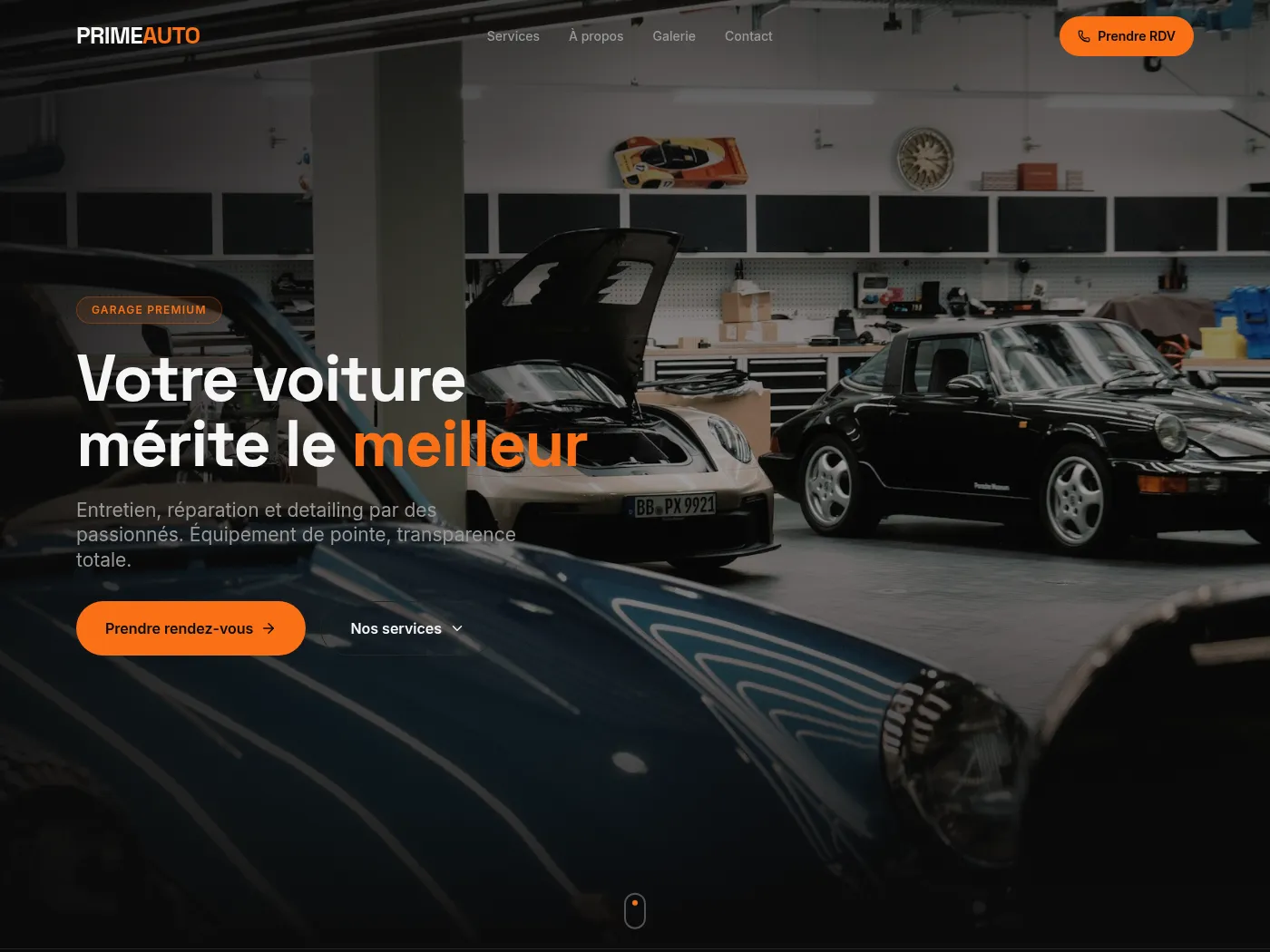 Modern Garage Webpage