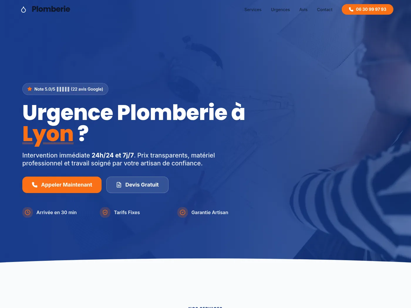 Plomberie A&S Urgence Web