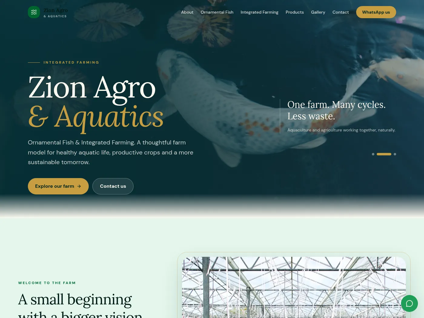Zion Agro & Aquatics Site