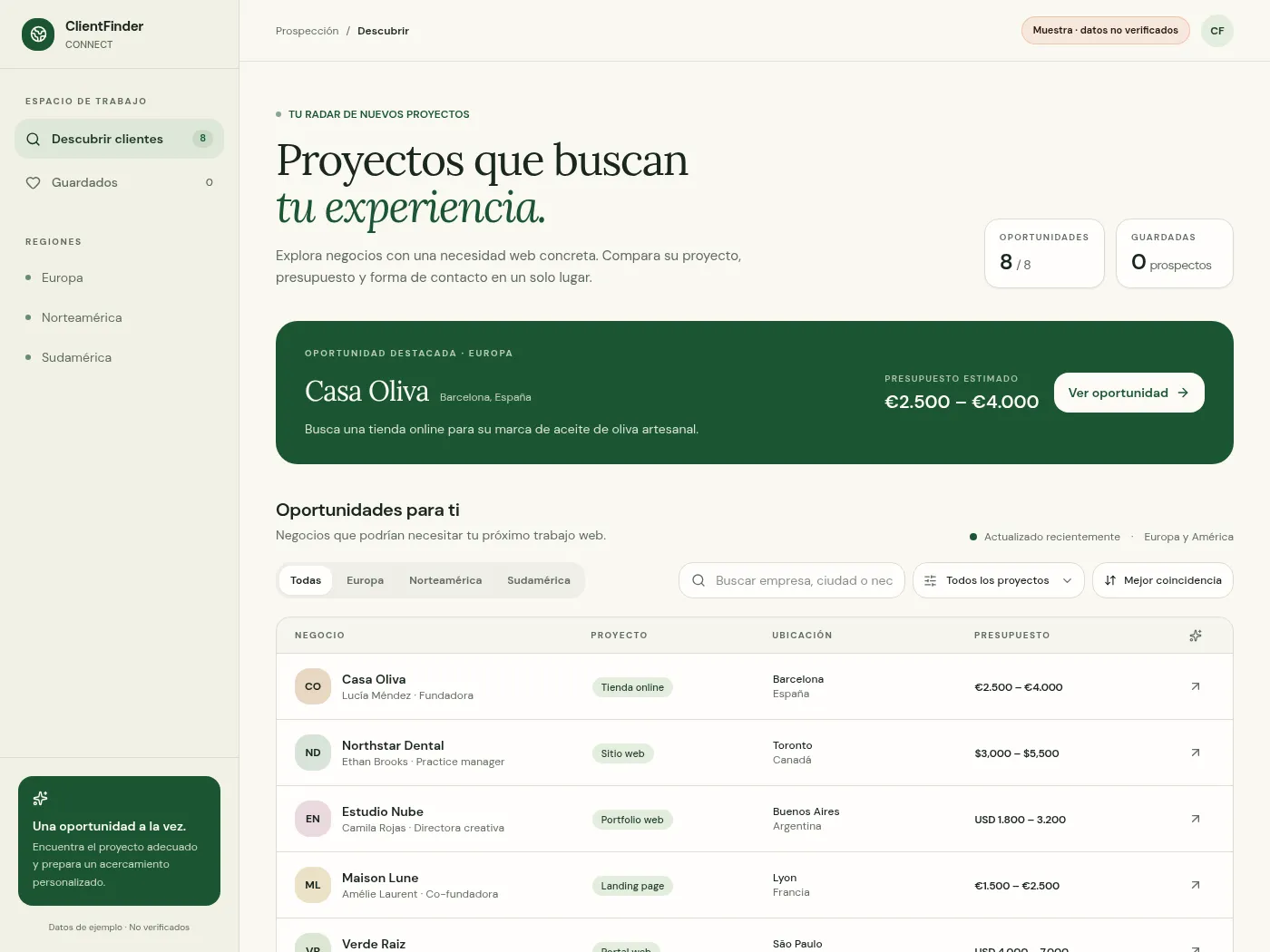 ClientFinder Connect