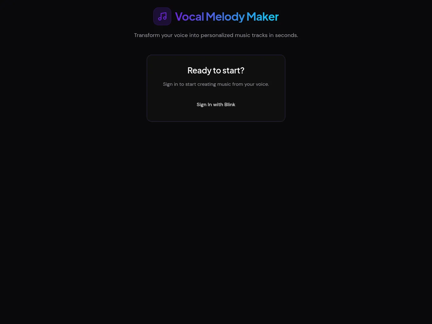 Vocal Melody Maker