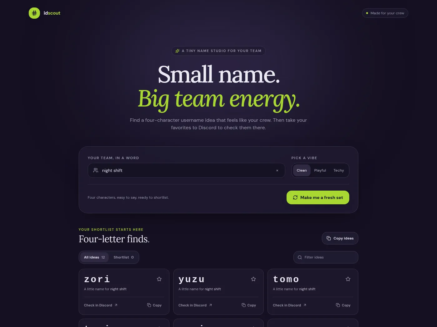 Discord ID Scout