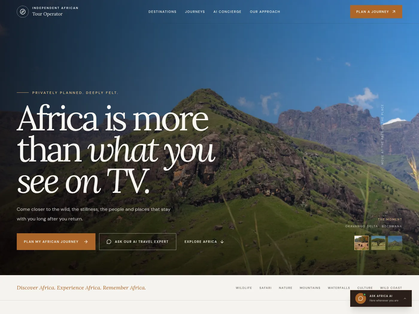 Africa AI Travel Platform