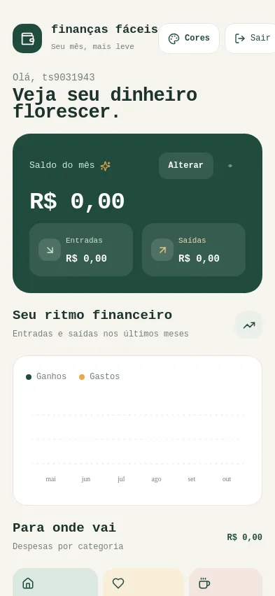 Finanças Fáceis App