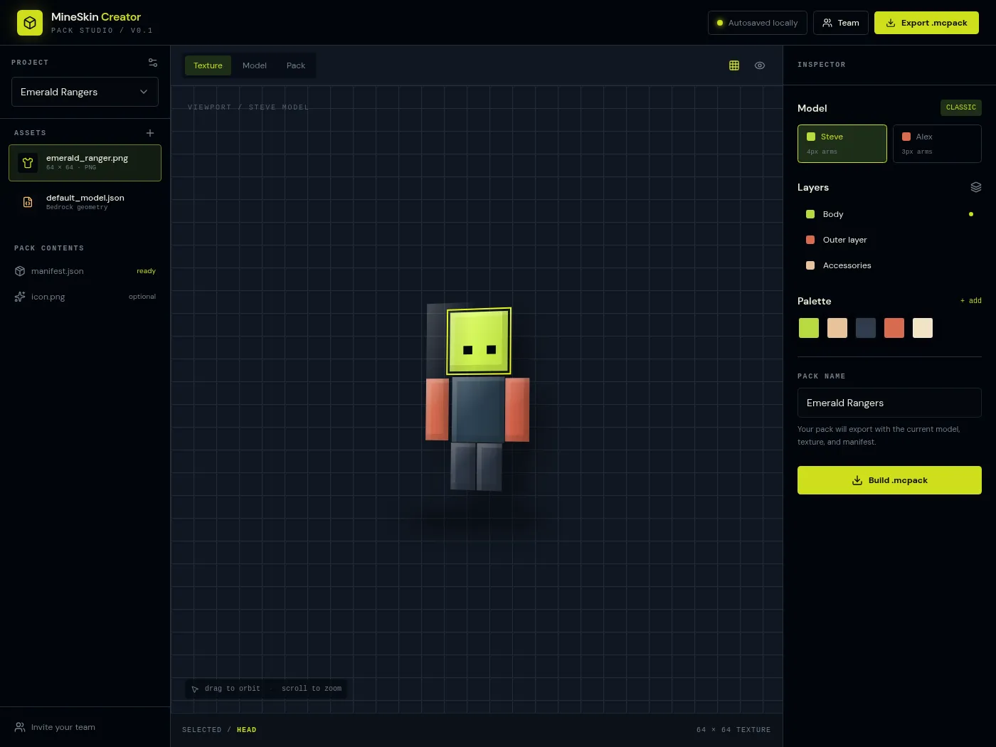 MineSkin Creator