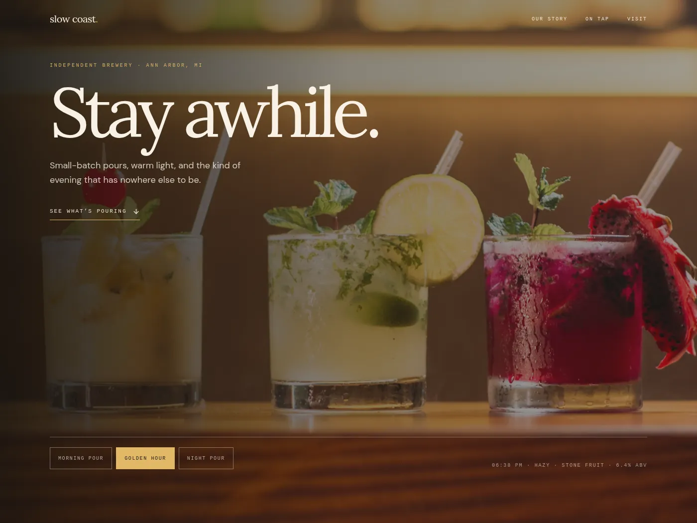 Slow Coast Brewing Site