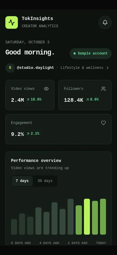 TokInsights Mobile