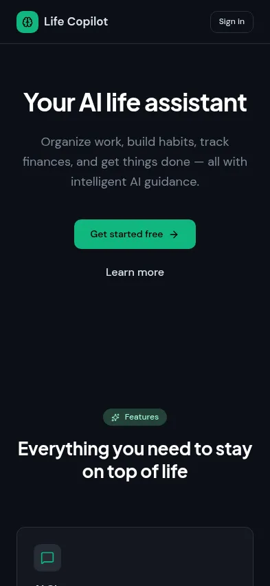 Life Copilot AI Suite