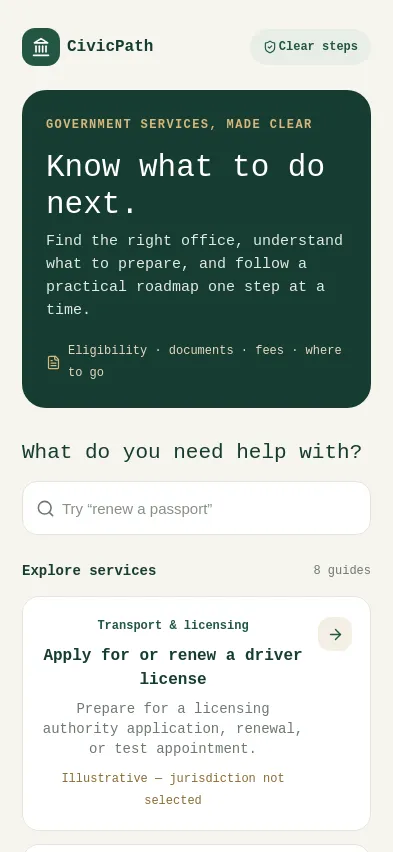 CivicRoadmap Mobile