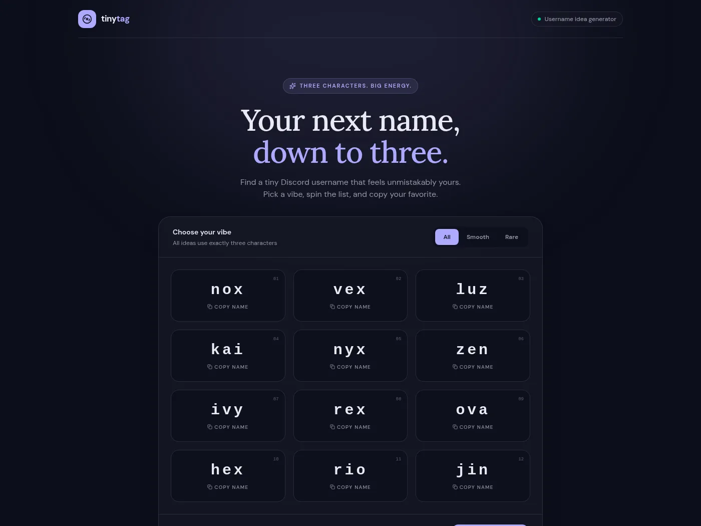 Discord Tag Finder