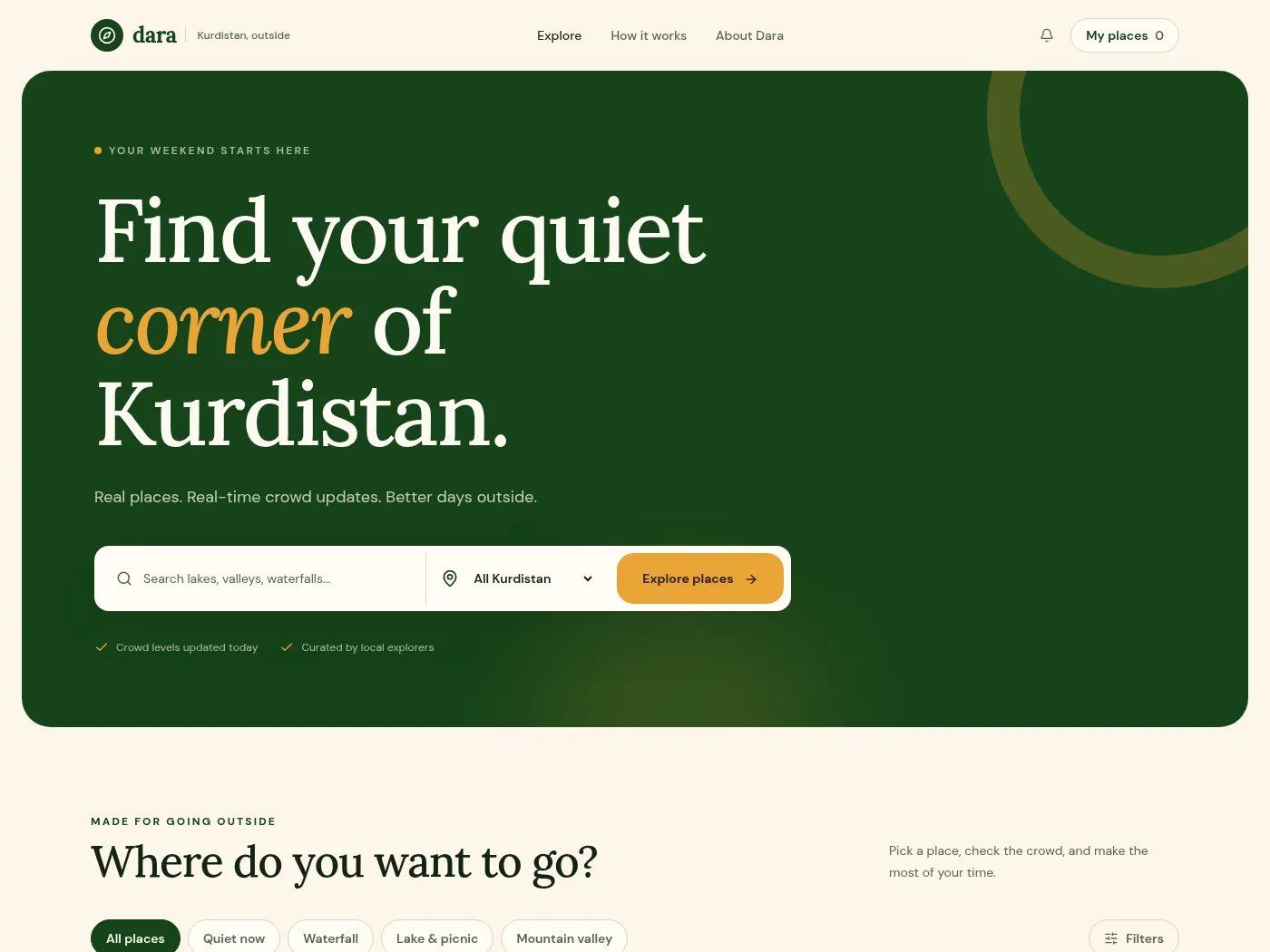 Kurdistan Picnic Finder
