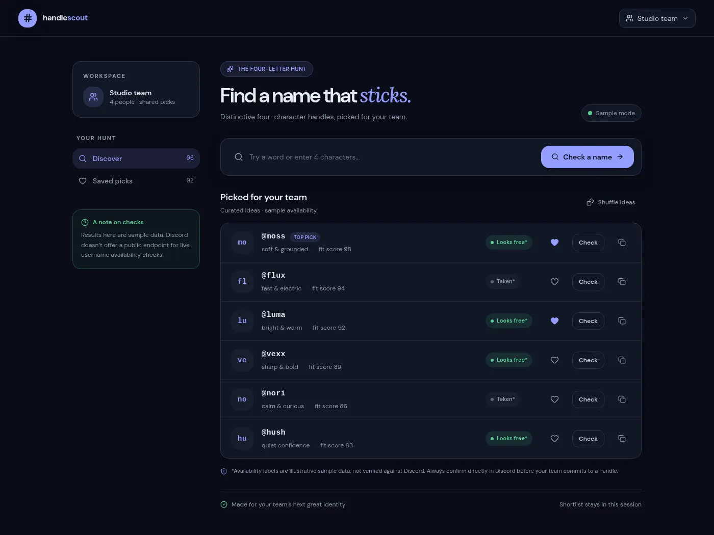 Discord Handle Hunter