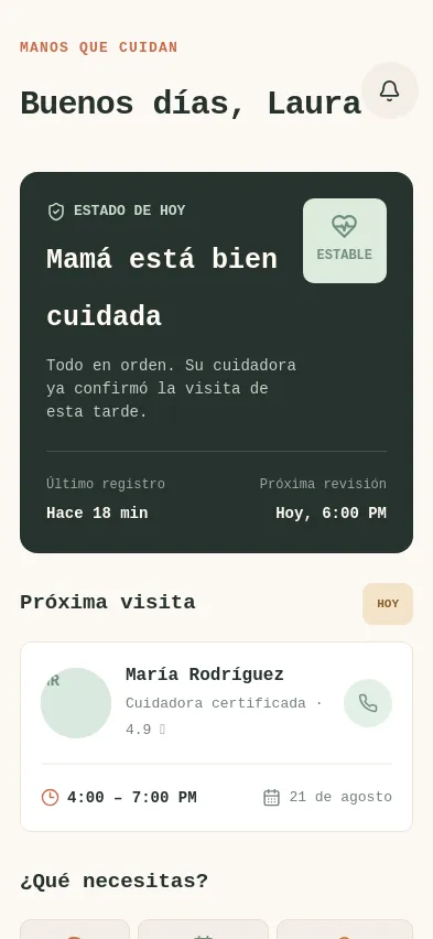 Manos Que Cuidan