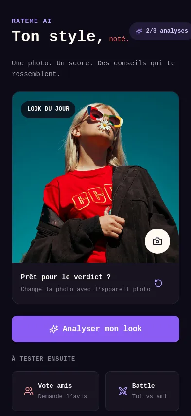 RateMe AI Style