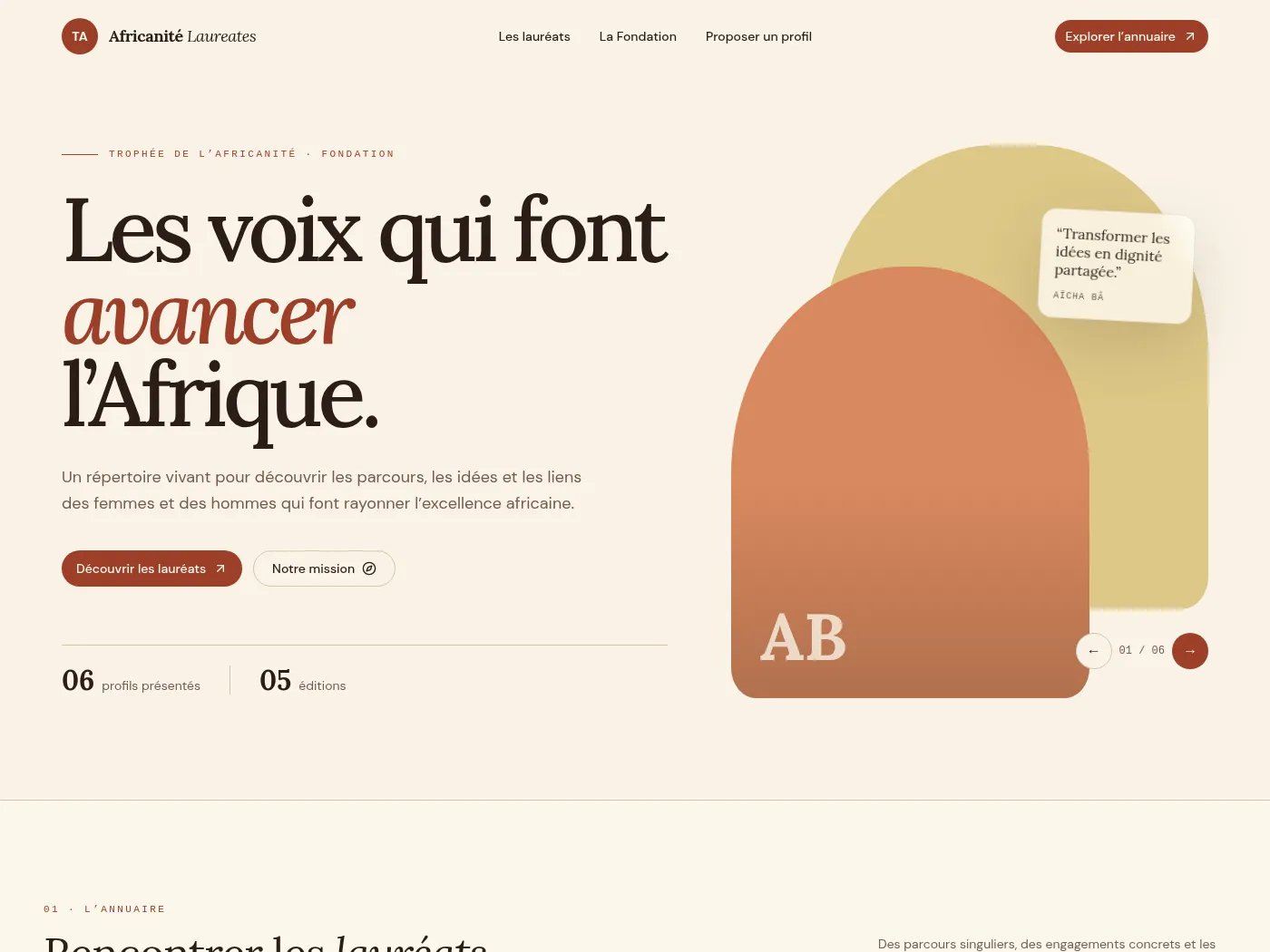 Africanité Laureates Hub