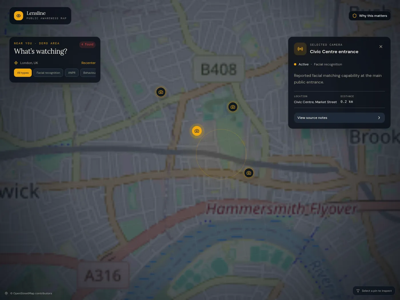 AI Camera Finder