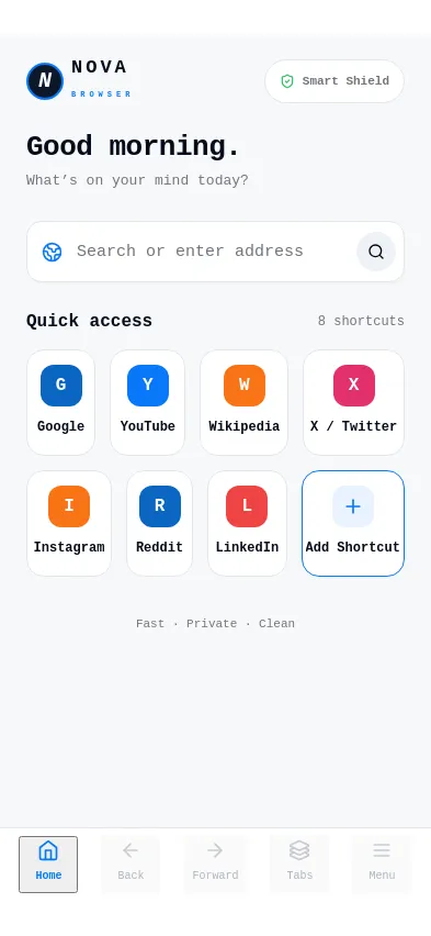 Nova Browser Mobile