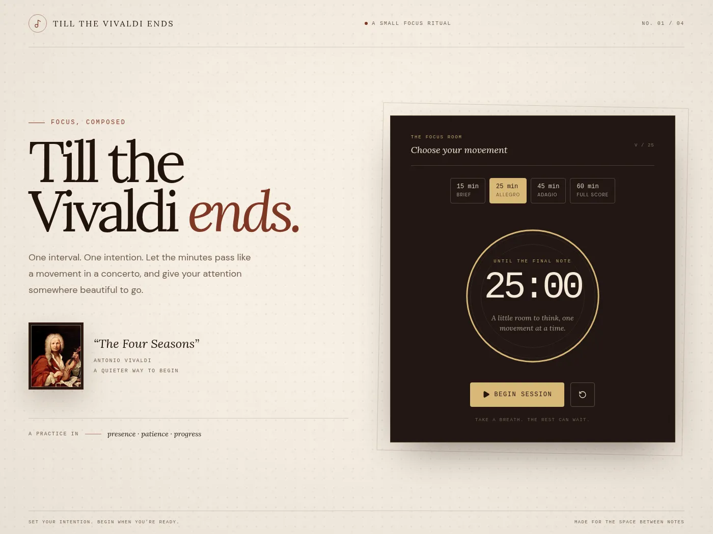 Vivaldi Countdown