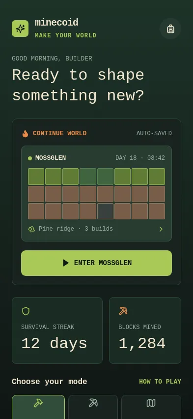 Minecoid Builder