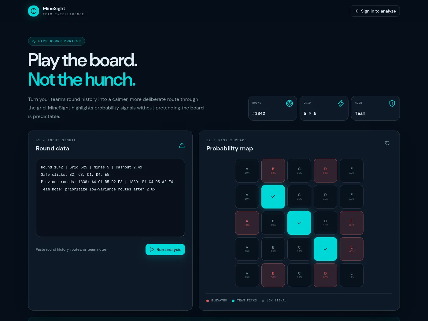Stakes Mines Analyzer