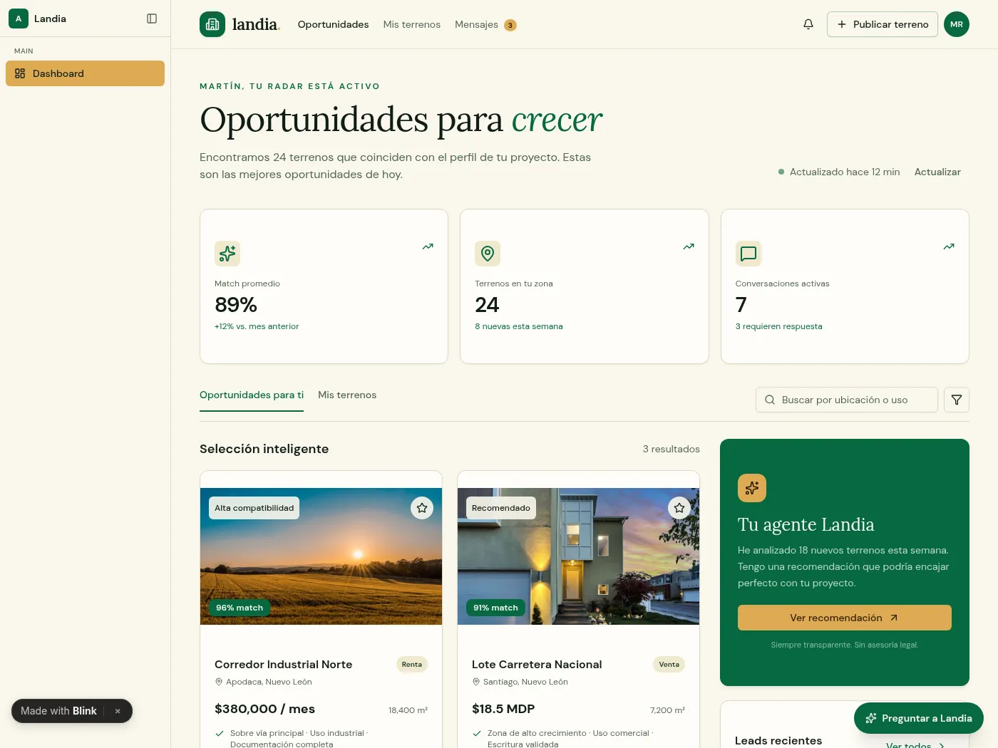 Landia Marketplace AI