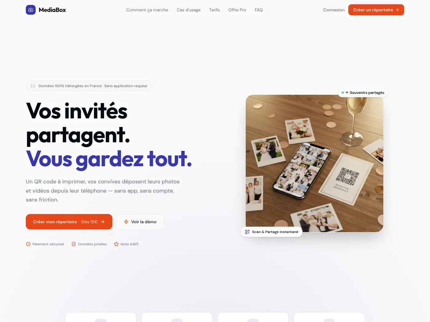 MediaBox Landing Page