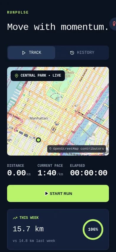RunPulse Tracker