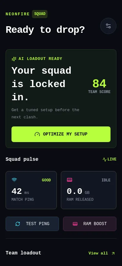 NeonFire Optimizer