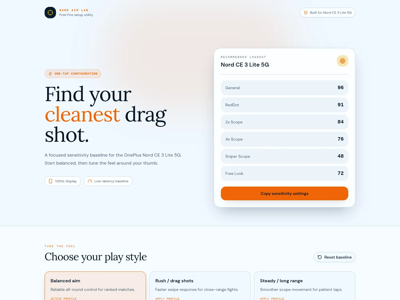 Free Fire Sensitivity Finder