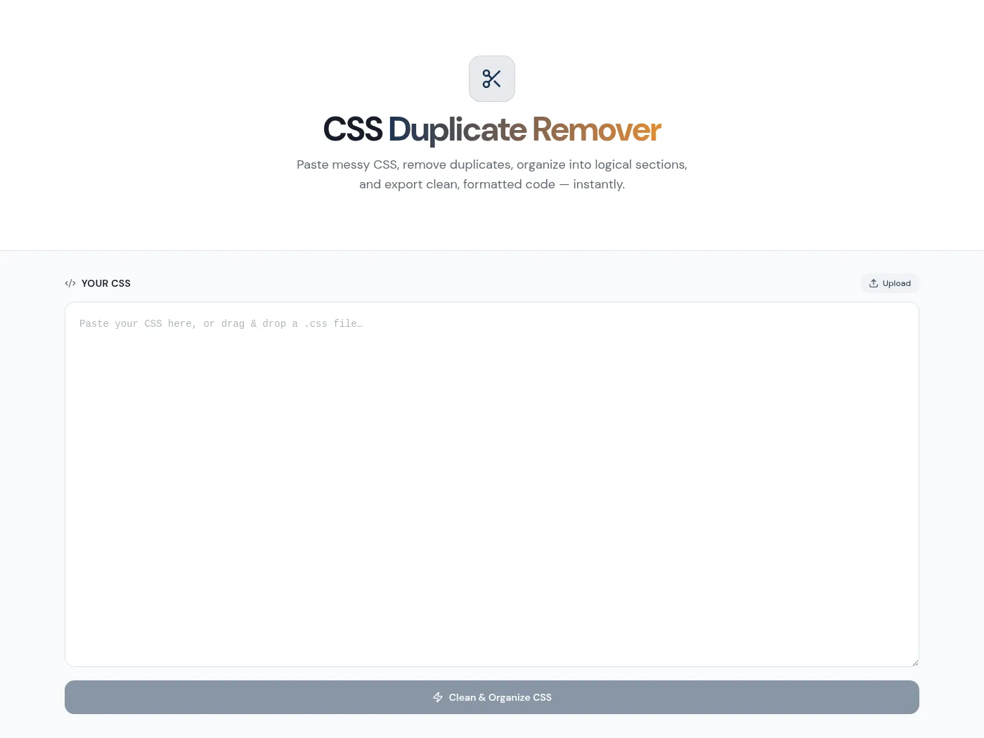 Elegant Duplicate Remover