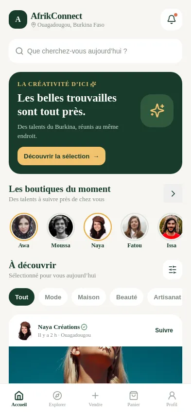 AfrikConnect Marketplace