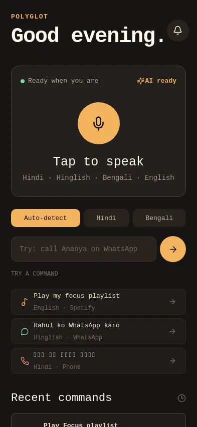 Polyglot Voice Assistant