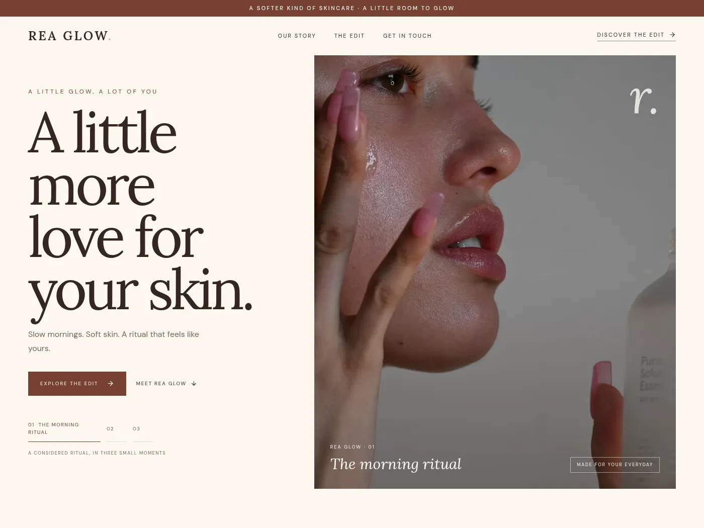 Rea Glow Company Site