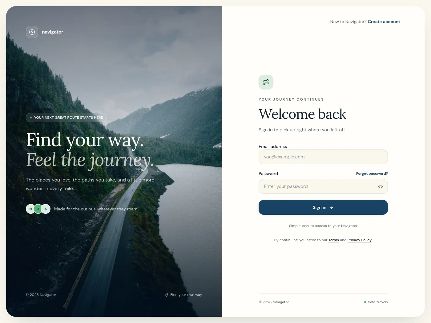 Navigator Login Portal