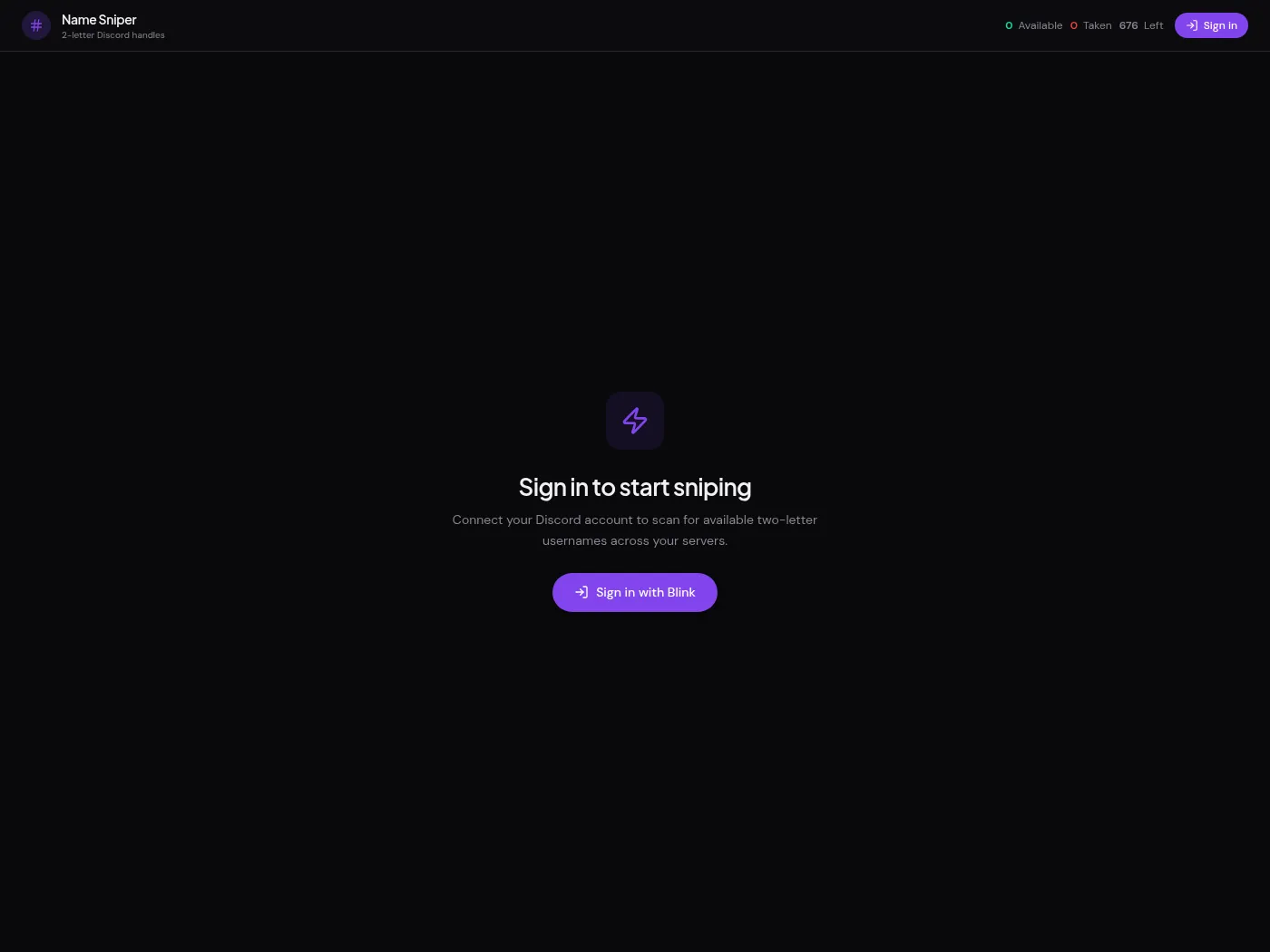 Discord Name Sniper
