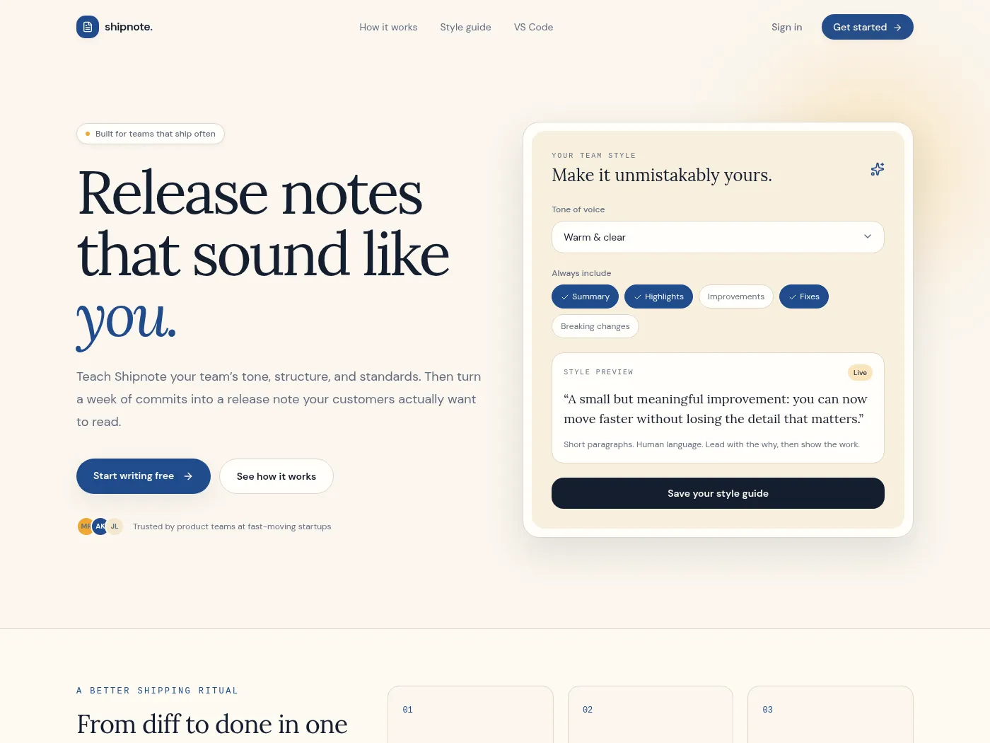 Release Notes Skill