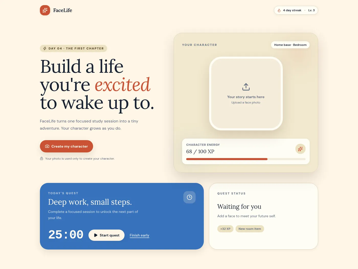 FaceLife Study Game