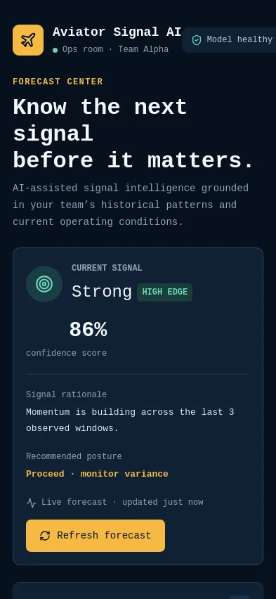 Aviator Signal AI