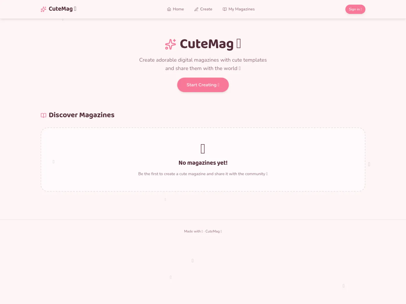 Cute Magazine Maker