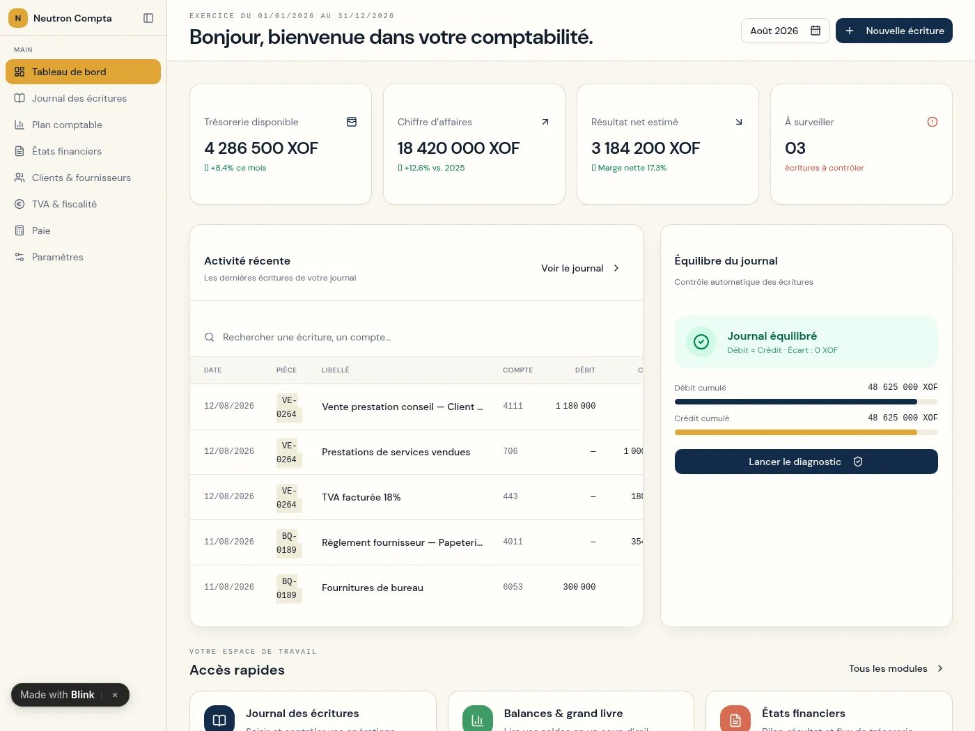 Testion Comptable App