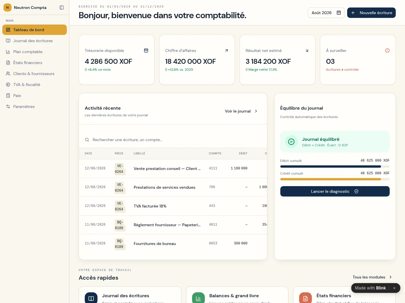 Testion Comptable App