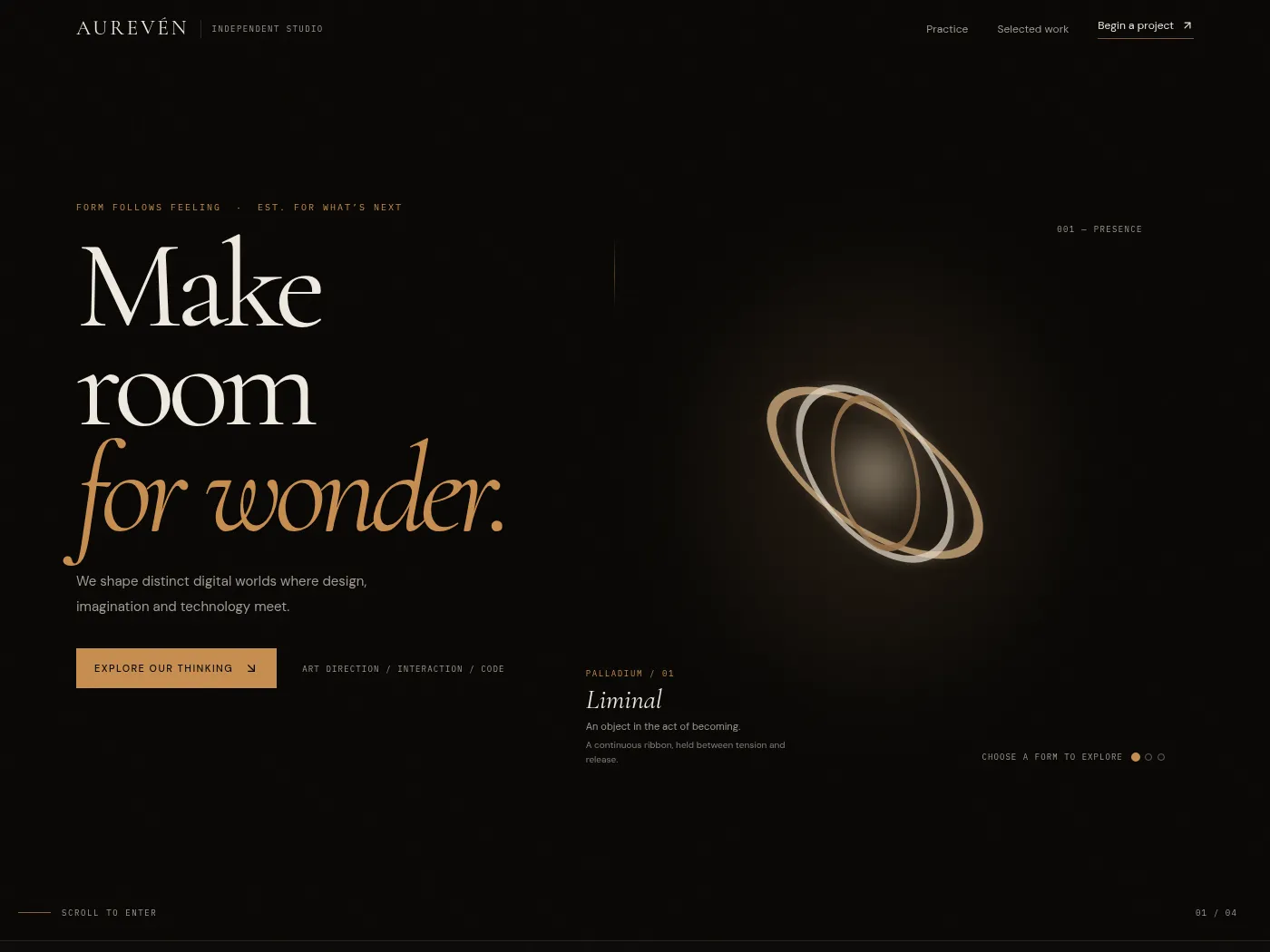 AUREVÉN Studio Site