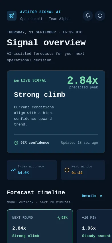 Aviator Signal AI