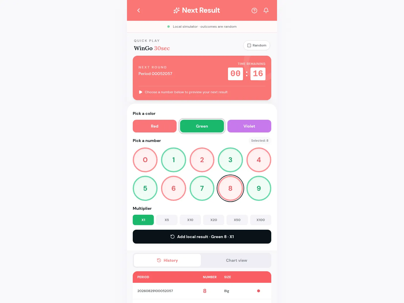 Next Result Finder