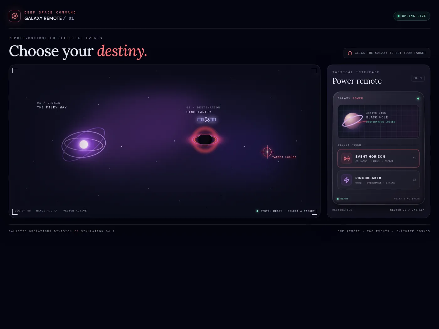 Galaxy Power Addon