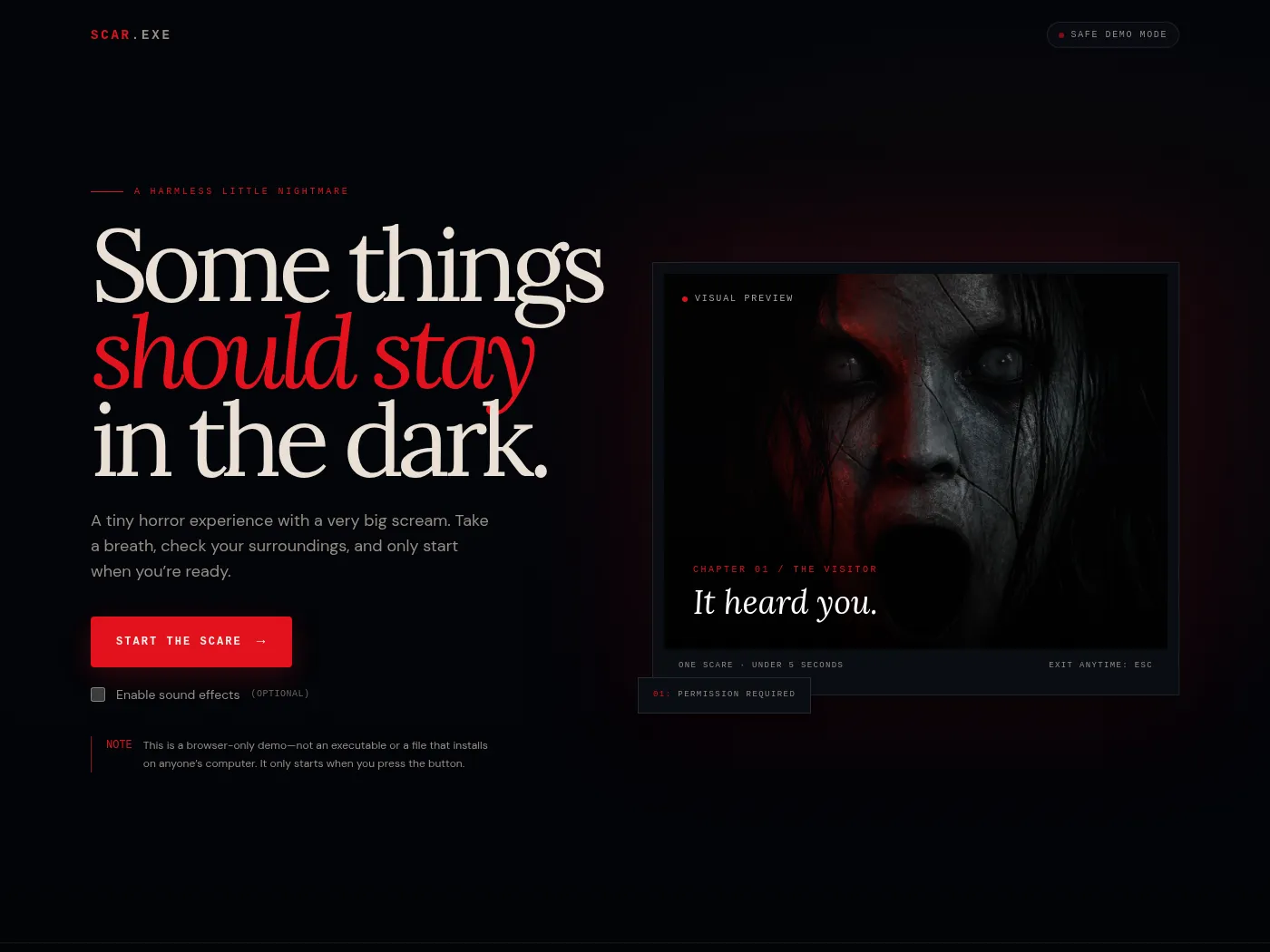 ScareEXE Prank App